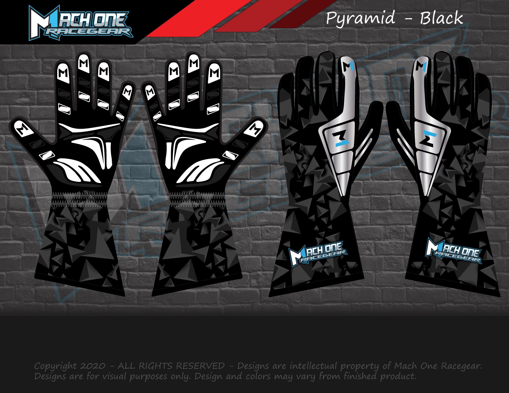 Kart & Sim Racing Gloves - Pyramid – MachOneRaceGear