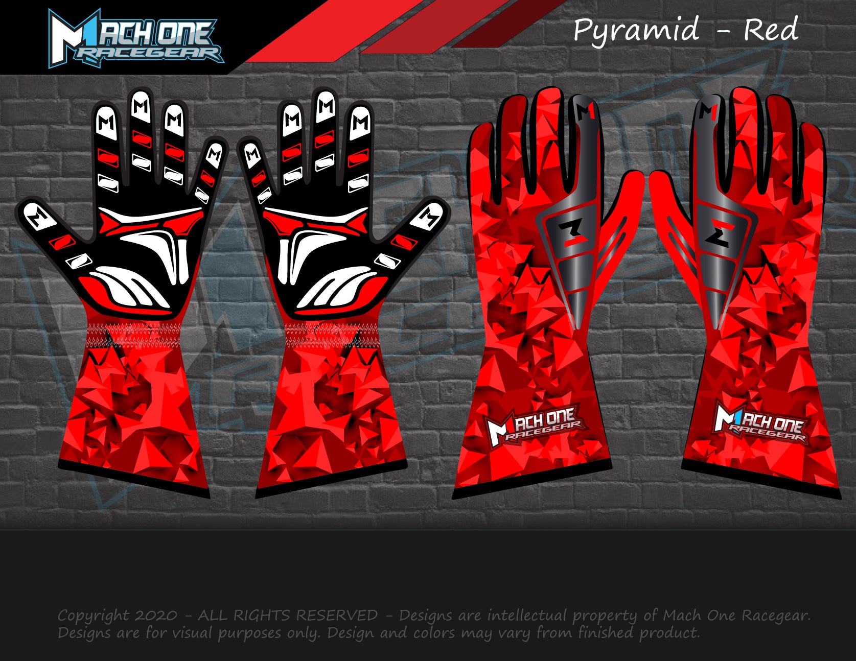 Kart & Sim Racing Gloves - Pyramid – MachOneRaceGear