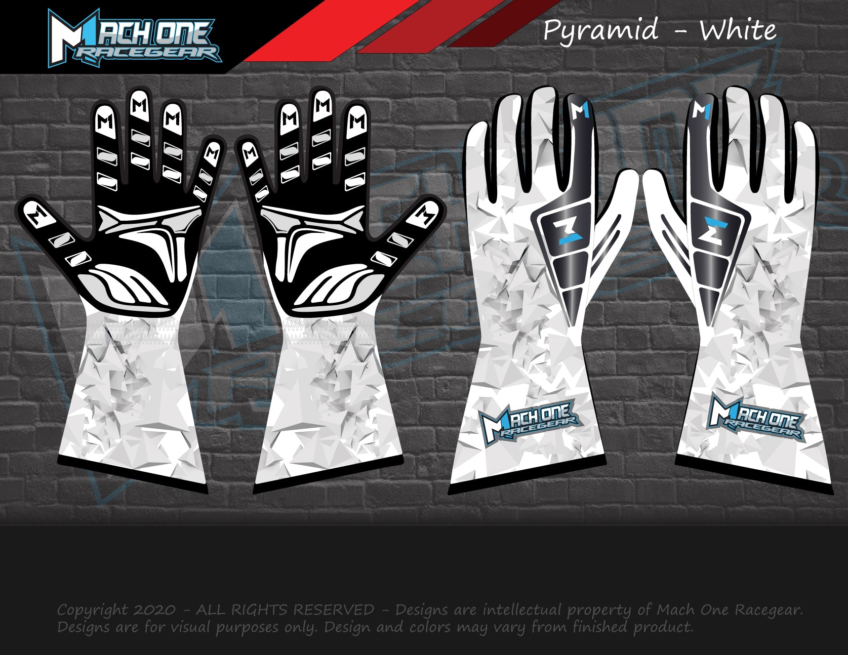 Kart & Sim Racing Gloves - Pyramid – MachOneRaceGear